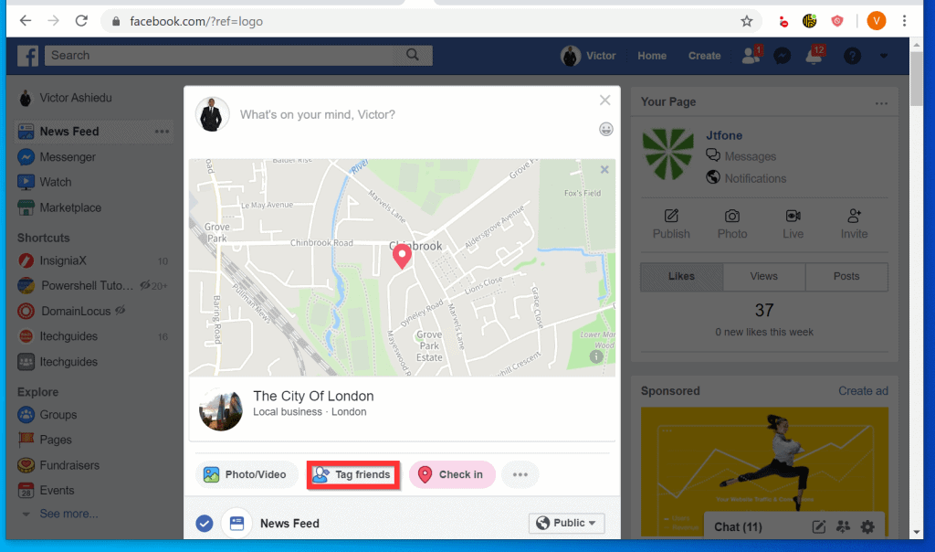 How to Check In on Facebook from a PC, iPhone or Android.