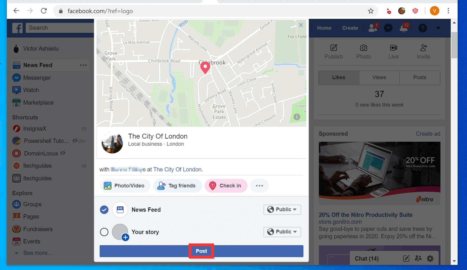 How to Check In on Facebook from a PC, iPhone or Android.