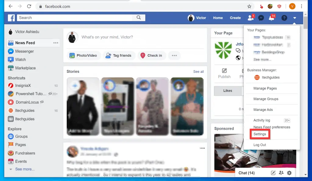 How to Change Language on Facebook - Itechguides