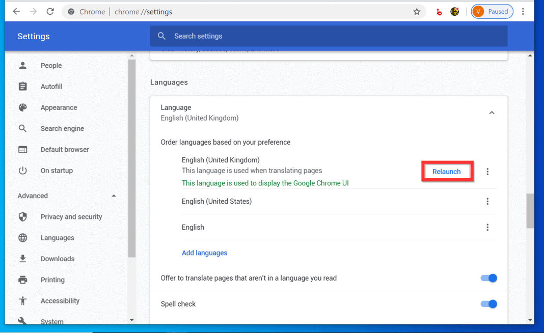 How To Change Language In Google Chrome (pc, Android And Iphone)