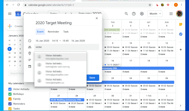 How to Send a Google Calendar Invite from a PC, Android or iPhone Apps