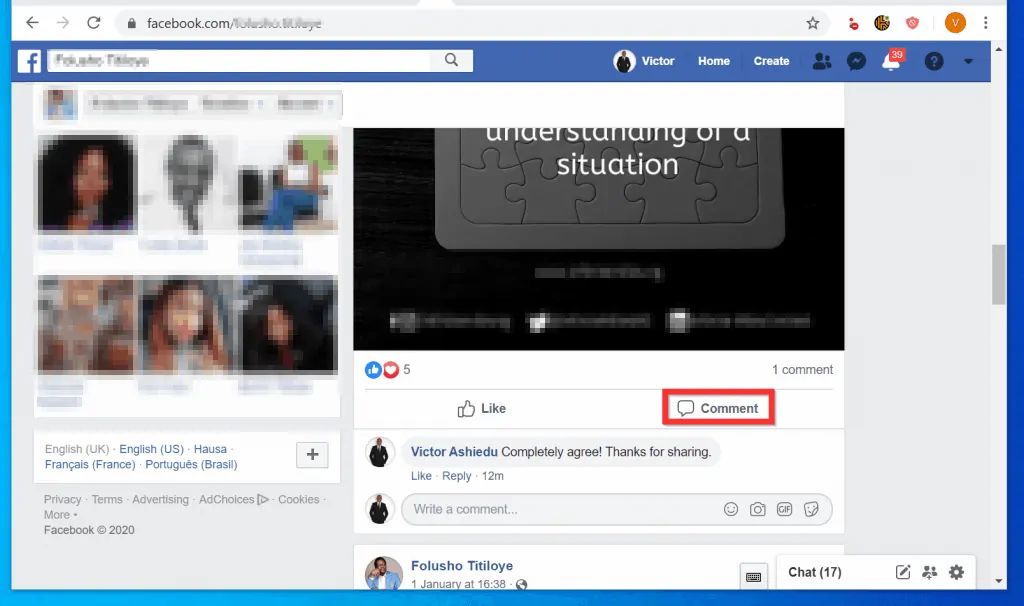 How to Delete a Comment on Facebook - Itechguides