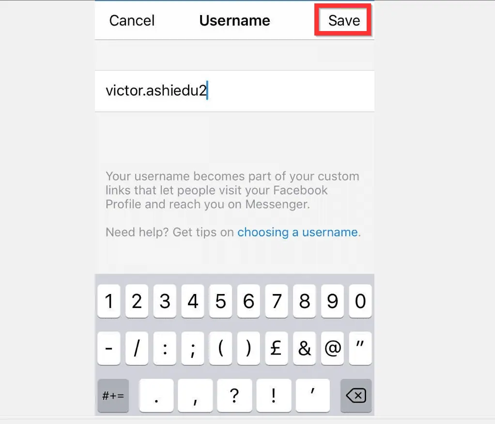 How to Change Facebook URL - Itechguides