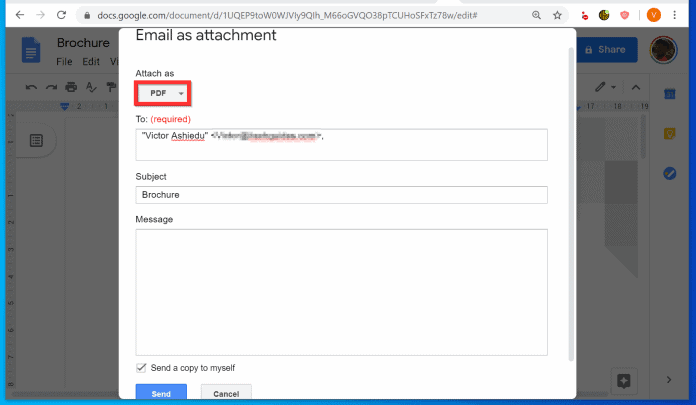 How to Email a Google Doc from a PC, Android or IPhone