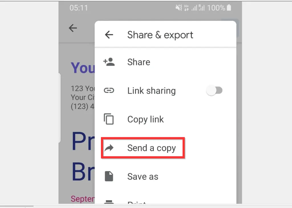 How to Email a Google Doc - Itechguides
