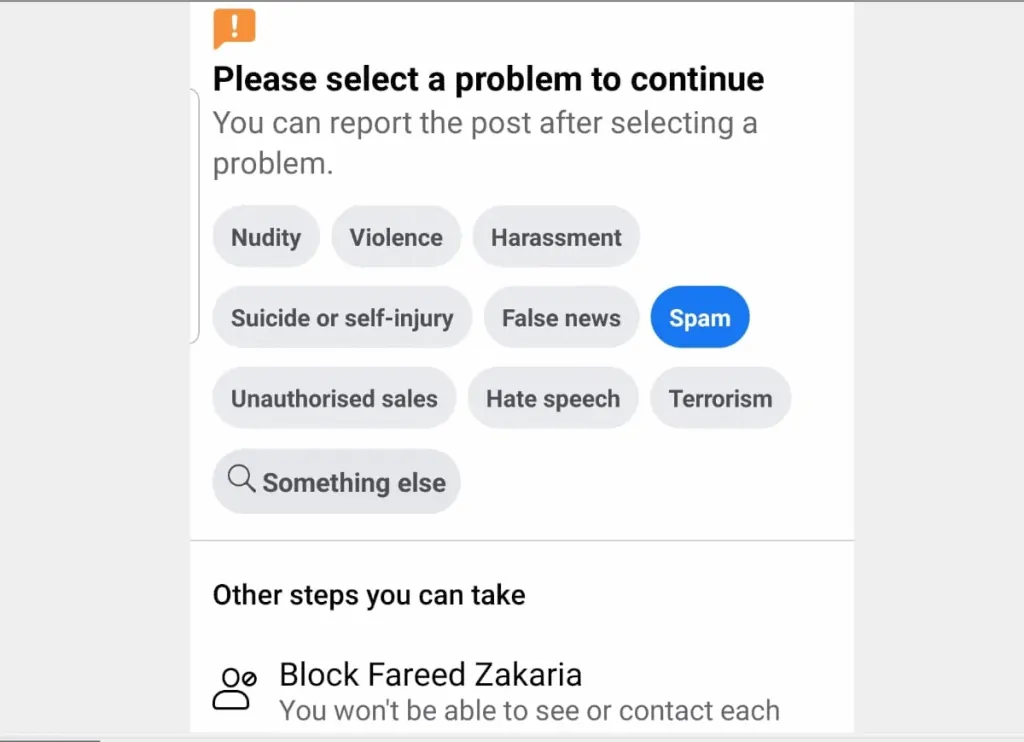 How to Report Someone on Facebook - Itechguides