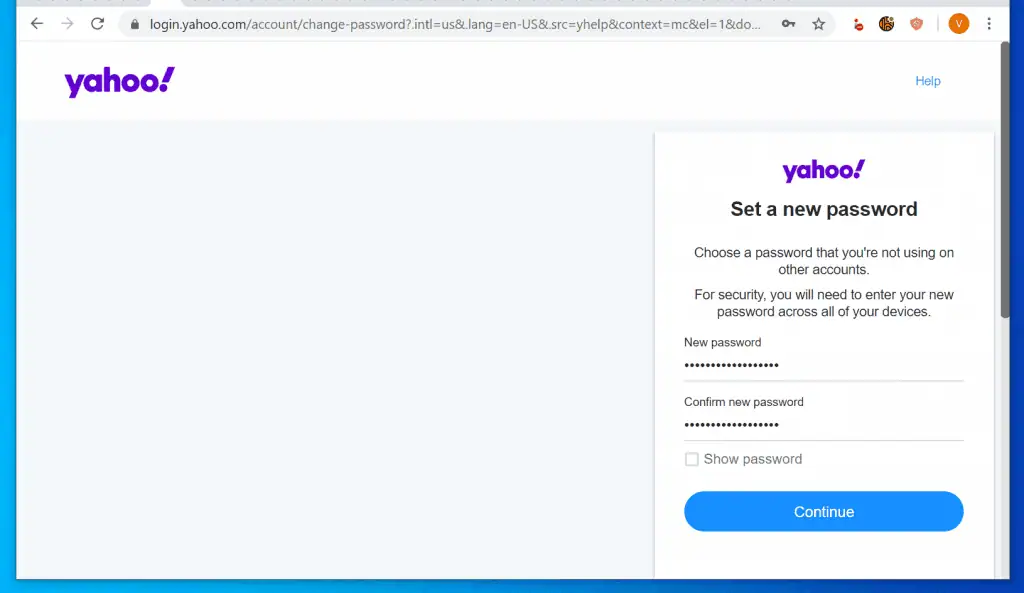How to Change Yahoo Mail Password - Itechguides
