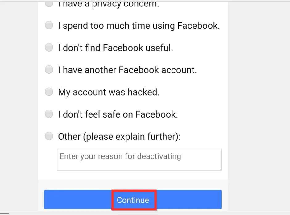 How to Temporarily Deactivate Facebook - Itechguides