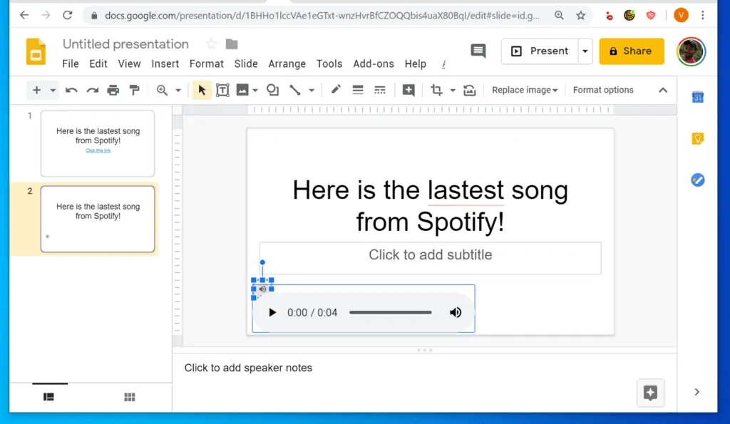 How to Add Music to Google Slides - Itechguides