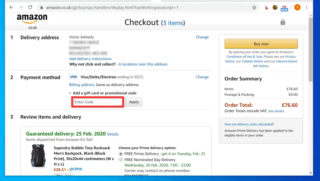 How to Redeem Amazon Gift Card - Itechguides