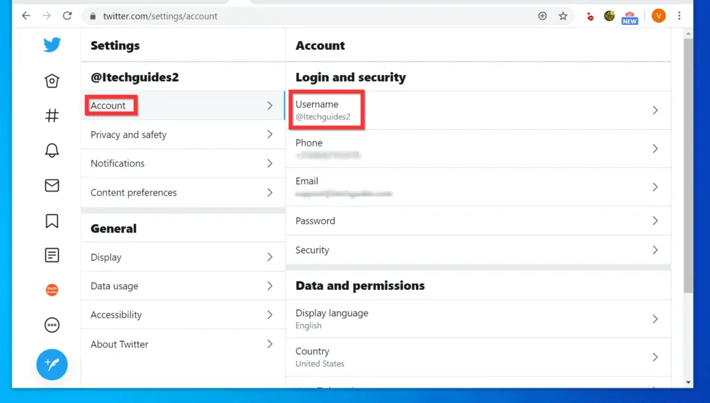 How to Change Twitter Name - Itechguides