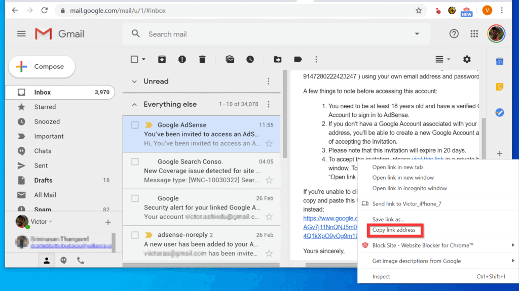 Email Address Doesn't Match Invitation Adsense Error [Fixed]