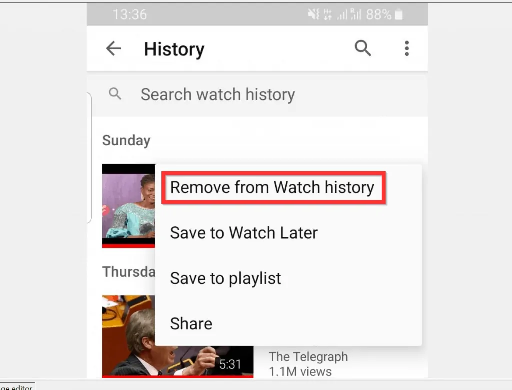 How to Clear YouTube History - Itechguides