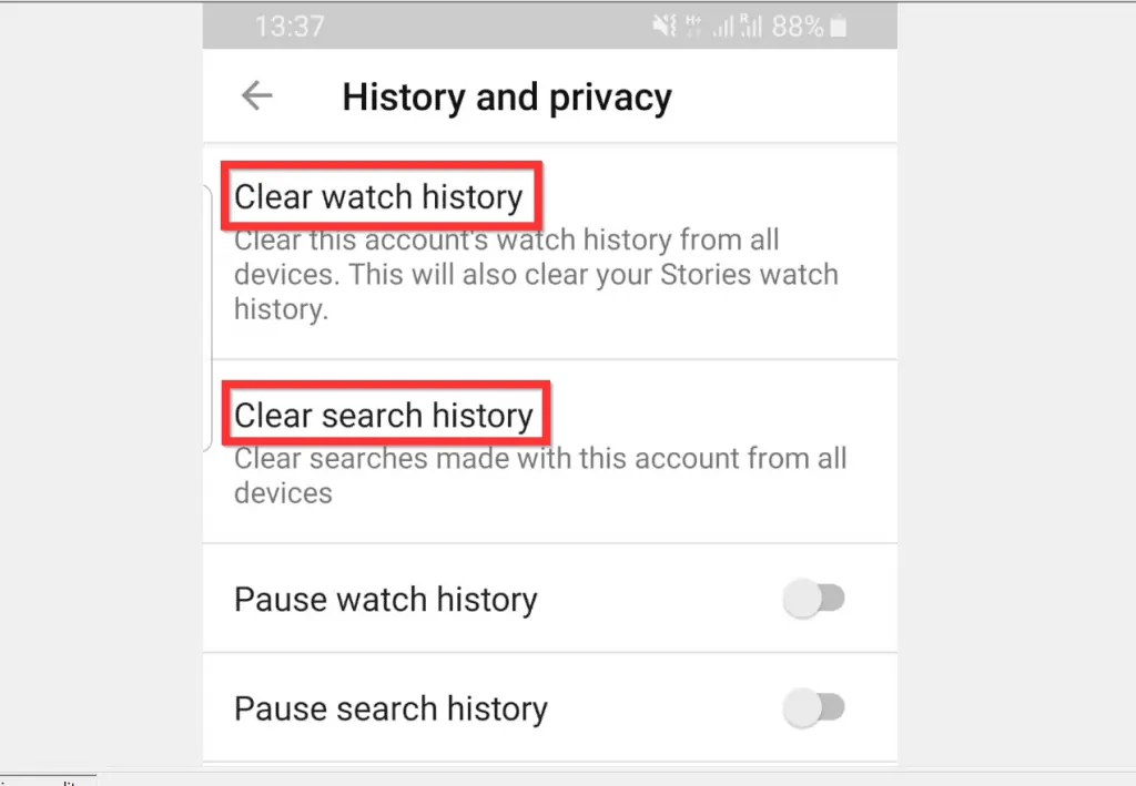 How to Clear YouTube History - Itechguides