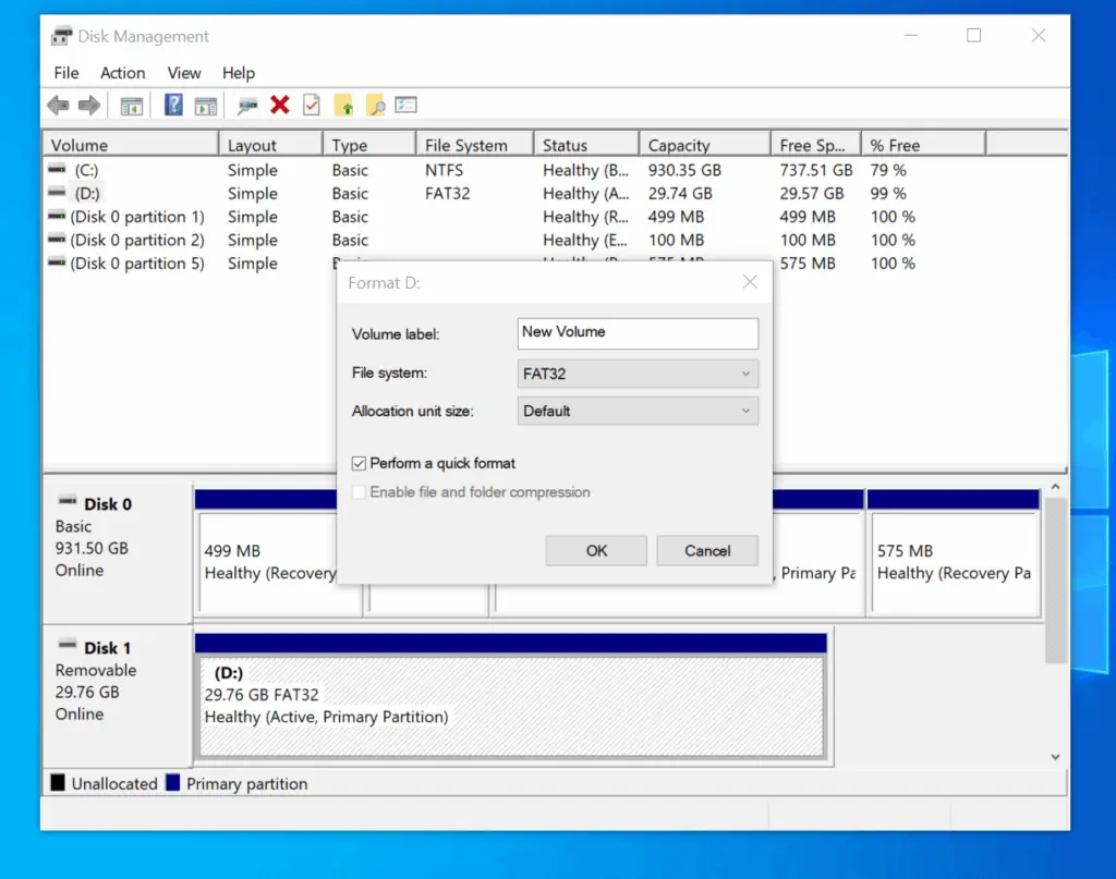 How to Format SD Card on Windows 10 - Itechguides