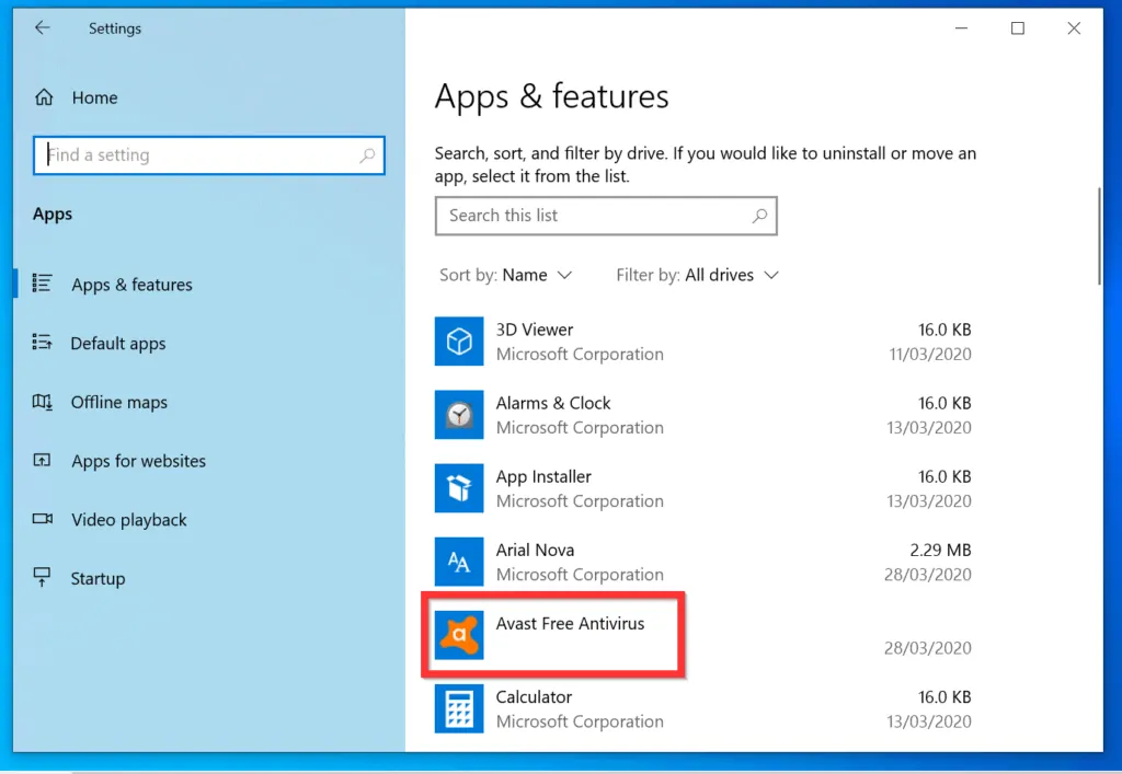 How to Uninstall Avast on Windows 10 - Itechguides