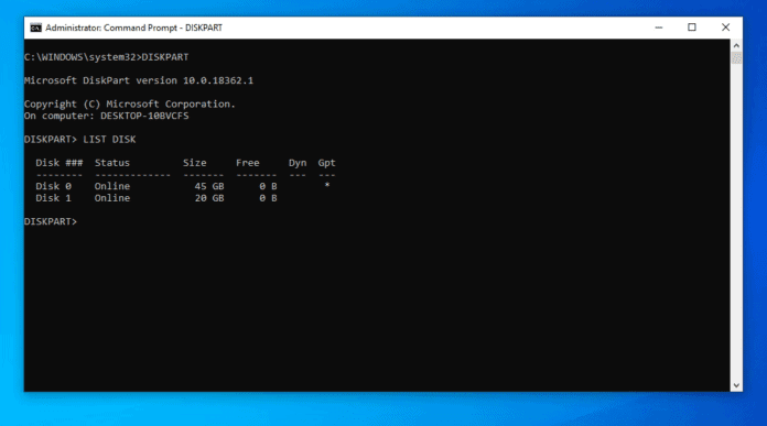 DISKPART Create Partition - DISKPART Delete Partition
