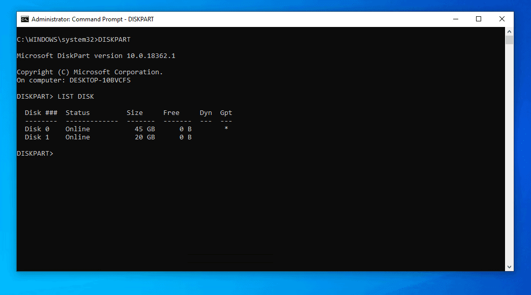 Diskpart Create Partition Diskpart Delete Partition