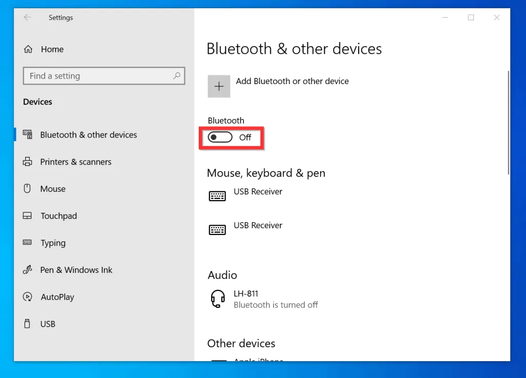 How to Turn on Bluetooth on Windows 10 - Itechguides