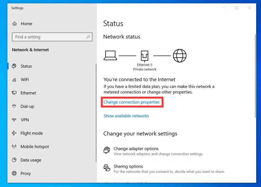 How to Find IP Address on Windows 10 - Itechguides How to Find IP Address on Windows 10 - Itechguides