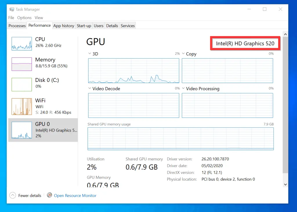 How to Check Graphics Card on Windows 10 - Itechguides