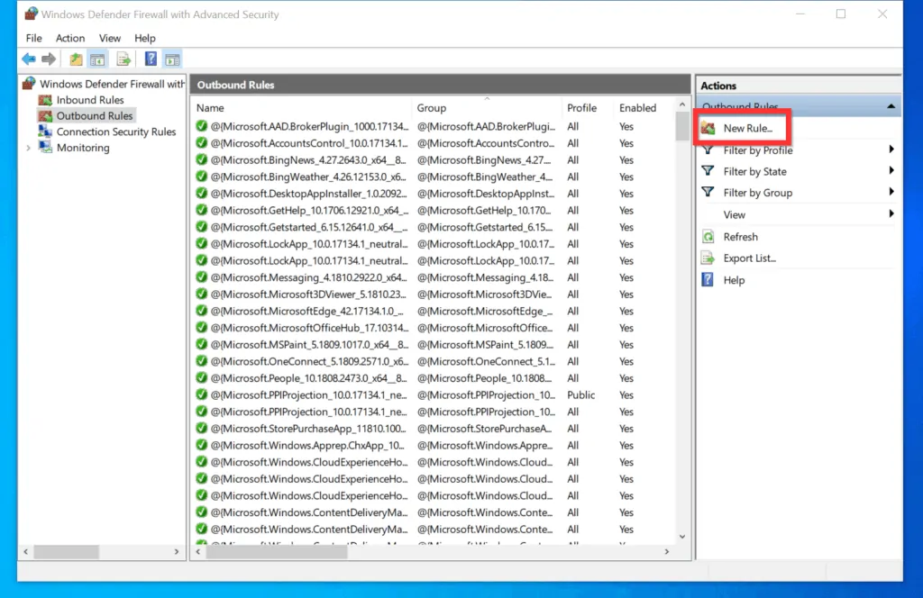 How to Block a Program in Firewall on Windows 10 - Itechguides