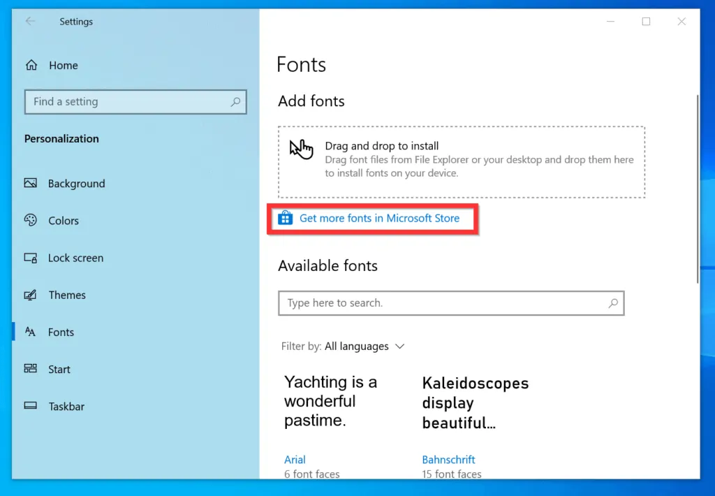 How to Add Fonts Windows 10 (2 Methods) - Itechguides