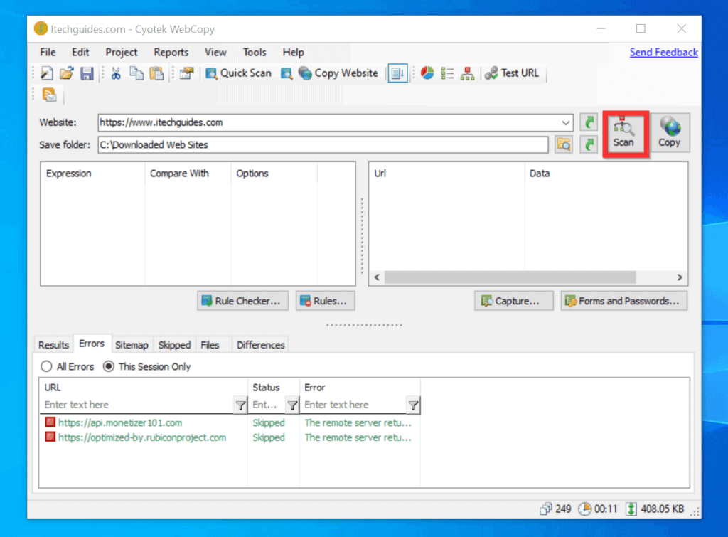 How to Download a Website (3 Methods) | Itechguides.com