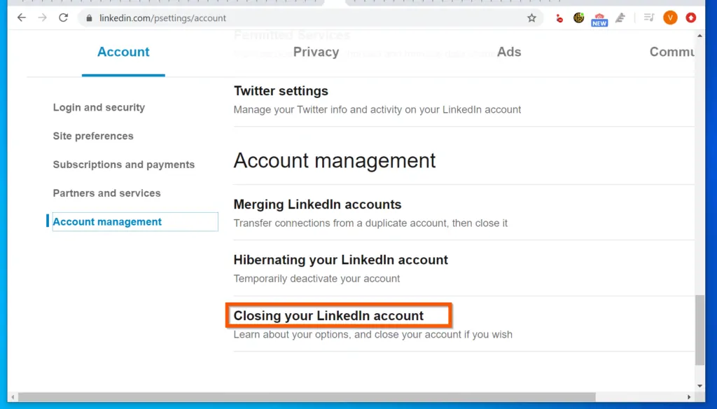 How to Delete LinkedIn Account - Itechguides
