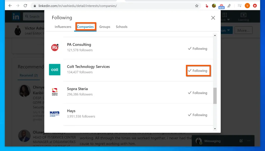 How to Add Interests on LinkedIn - Itechguides