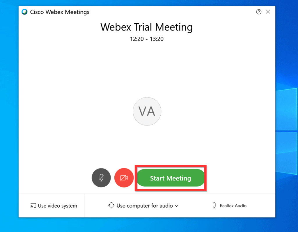 How to Use Webex to Schedule or Join a Meeting | Itechguides.com
