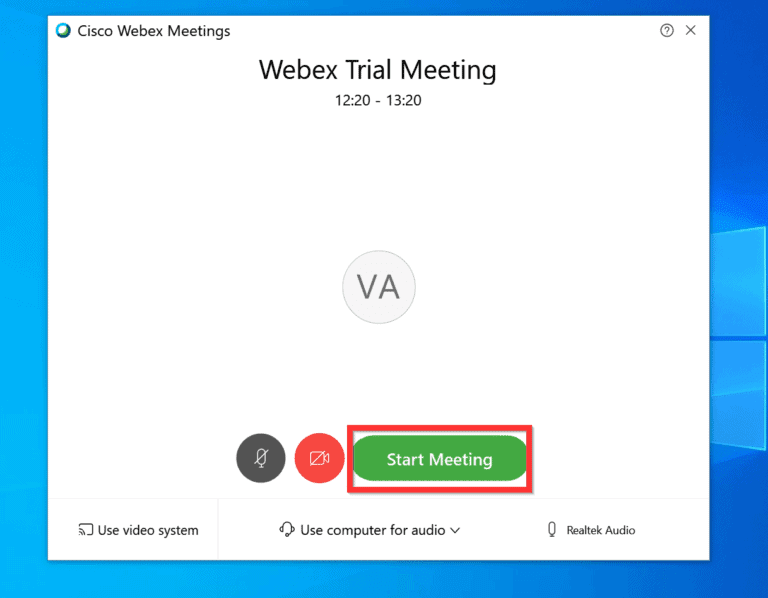 How to Use Webex to Schedule or Join a Meeting - Itechguides.com