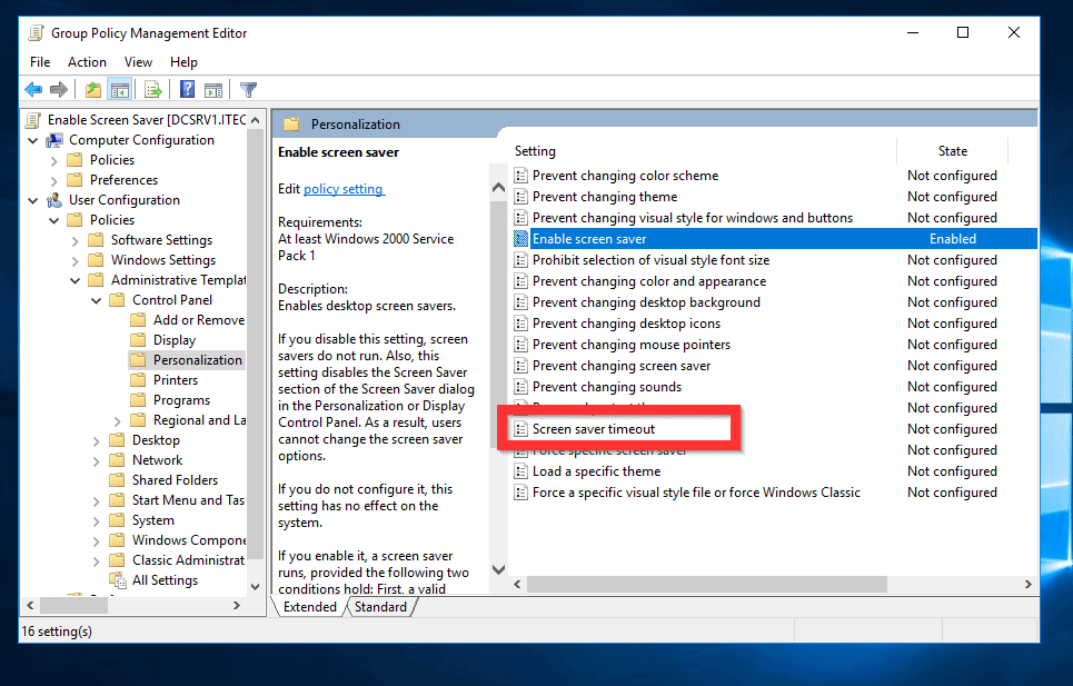 How to Enable Screen Saver on Windows 10 - Itechguides