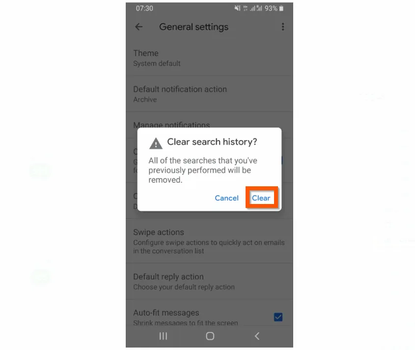How to Clear Gmail Search History - Itechguides