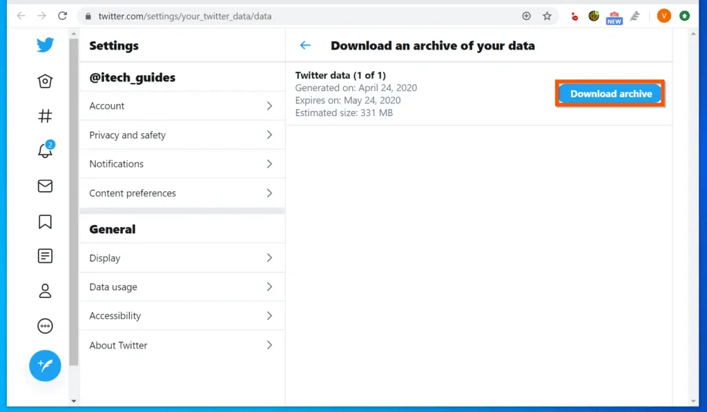 How to find Old Tweets - Itechguides