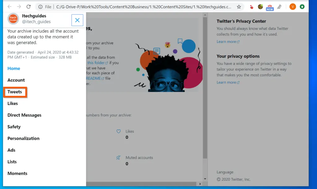 How to find Old Tweets - Itechguides