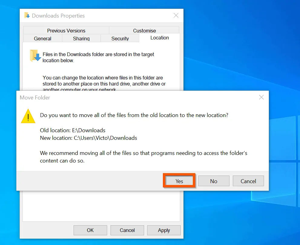How to Change Download Location on Windows 10 - Itechguides