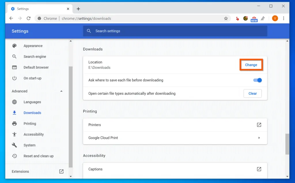 How to Change Download Location on Windows 10 - Itechguides