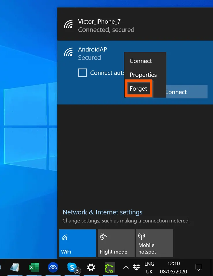 How to Forget a Network on Windows 10 - Itechguides