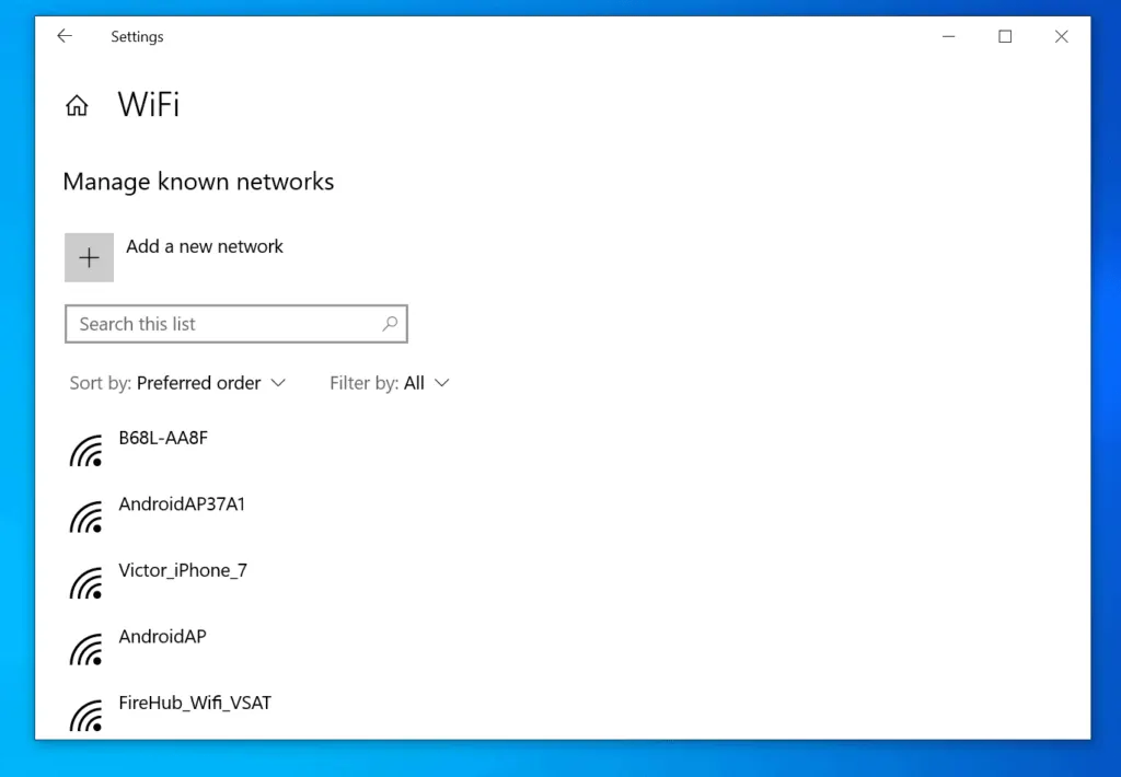 How to Forget a Network on Windows 10 - Itechguides