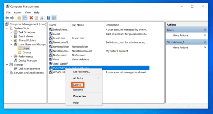 How to Delete Administrator Account Windows 10 - Itechguides.com
