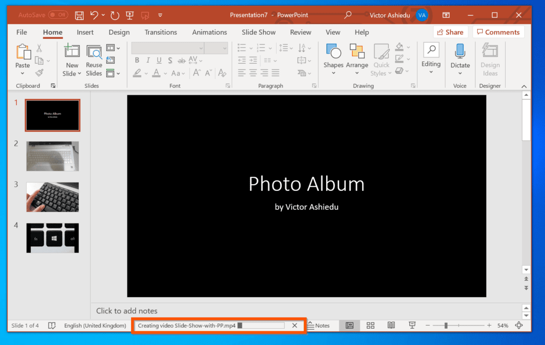 How to Make a Slideshow on Windows 10 with PowerPoint or Photos App