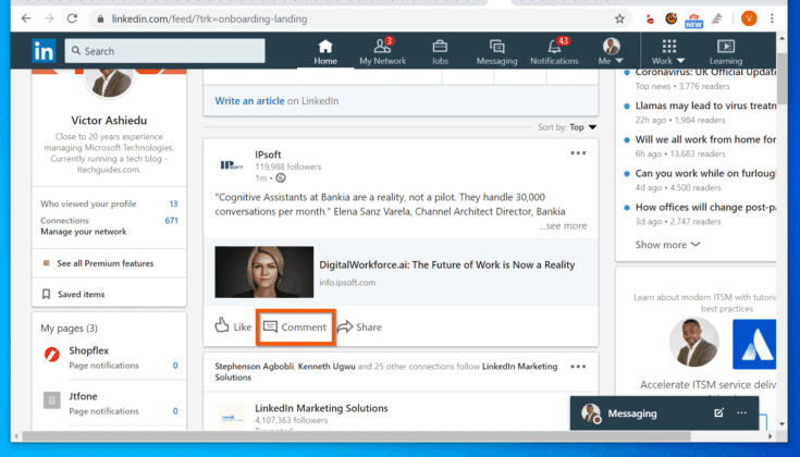 How to Tag Someone on LinkedIn - On Comments, Messages and Posts