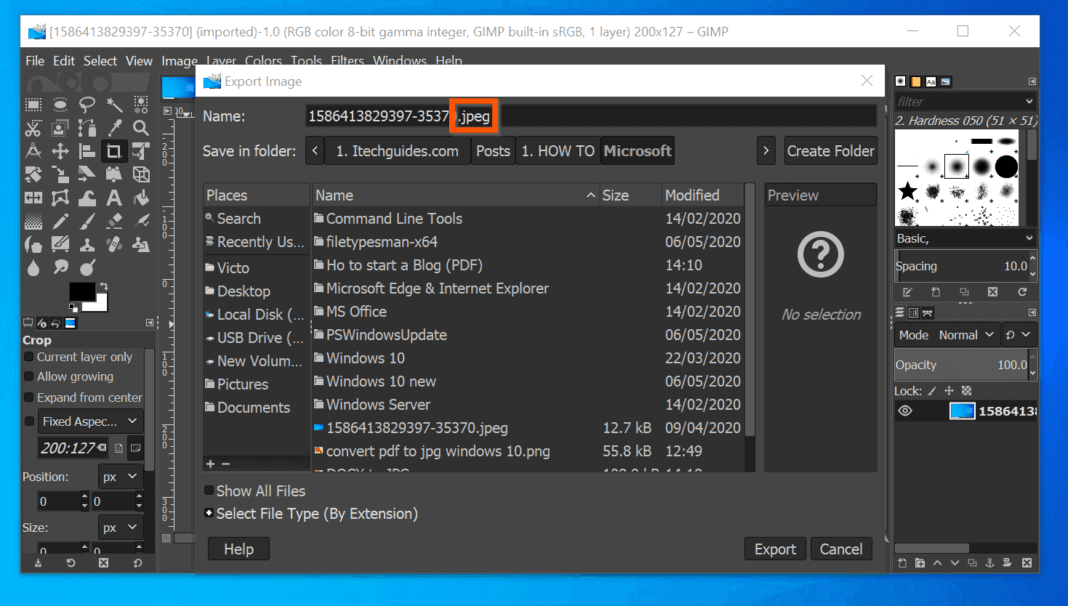 How to Convert JPEG to JPG on Windows 10 - Itechguides