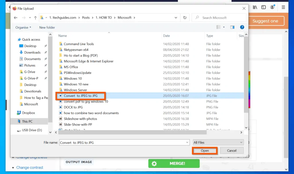 How to Combine Two Images - Itechguides