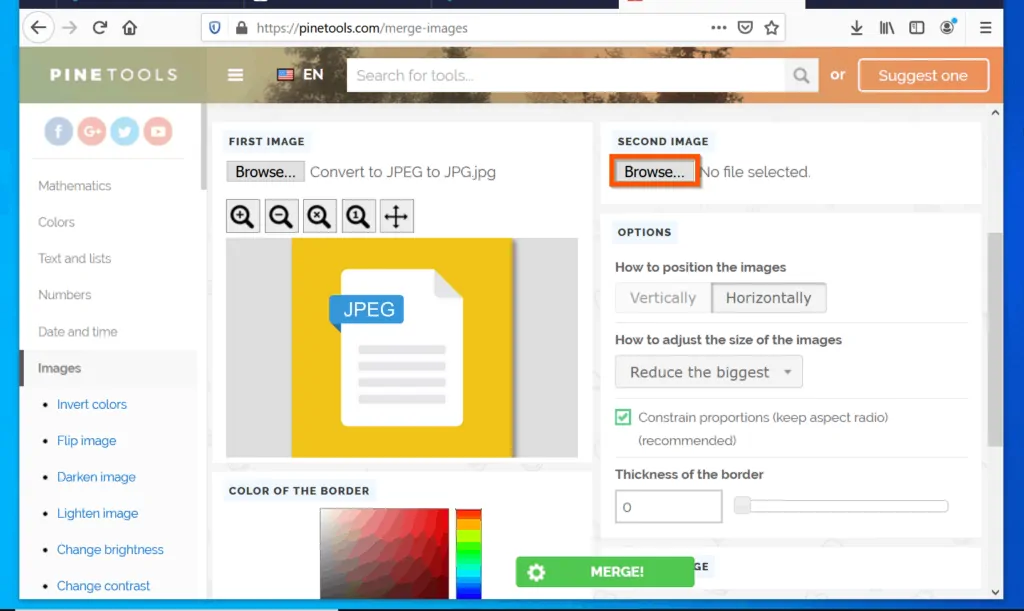 How to Combine Two Images - Itechguides