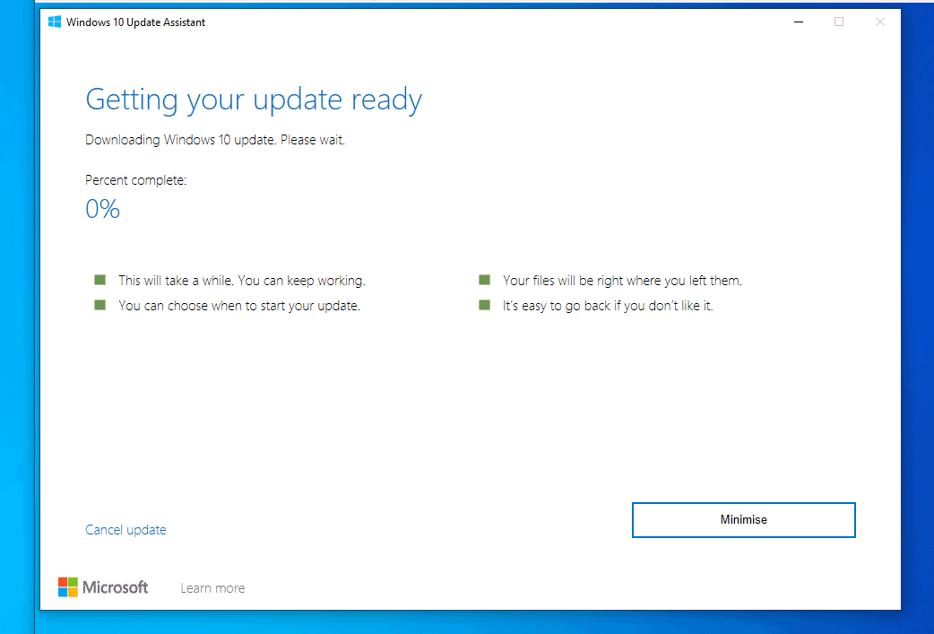 How to Install Windows 10 2004 Update Manually - Itechguides.com