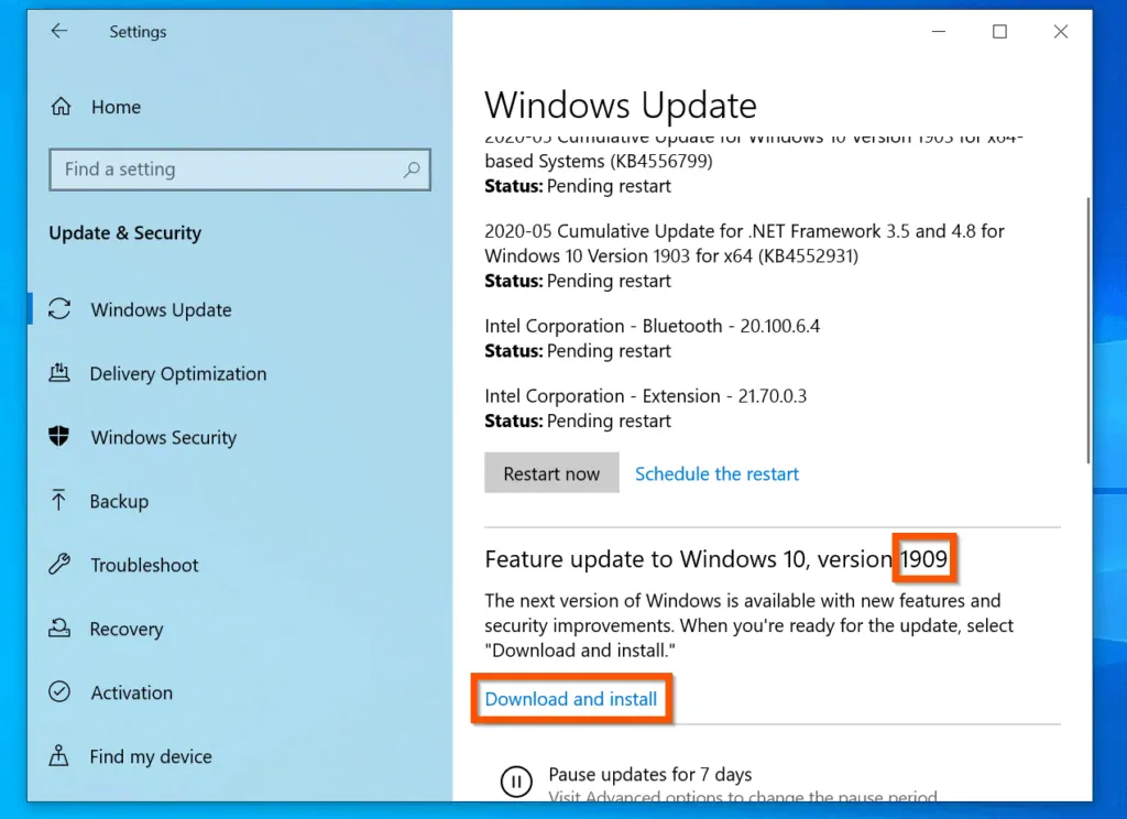 How to Install Windows 10 2004 Automatically via Windows Update ...