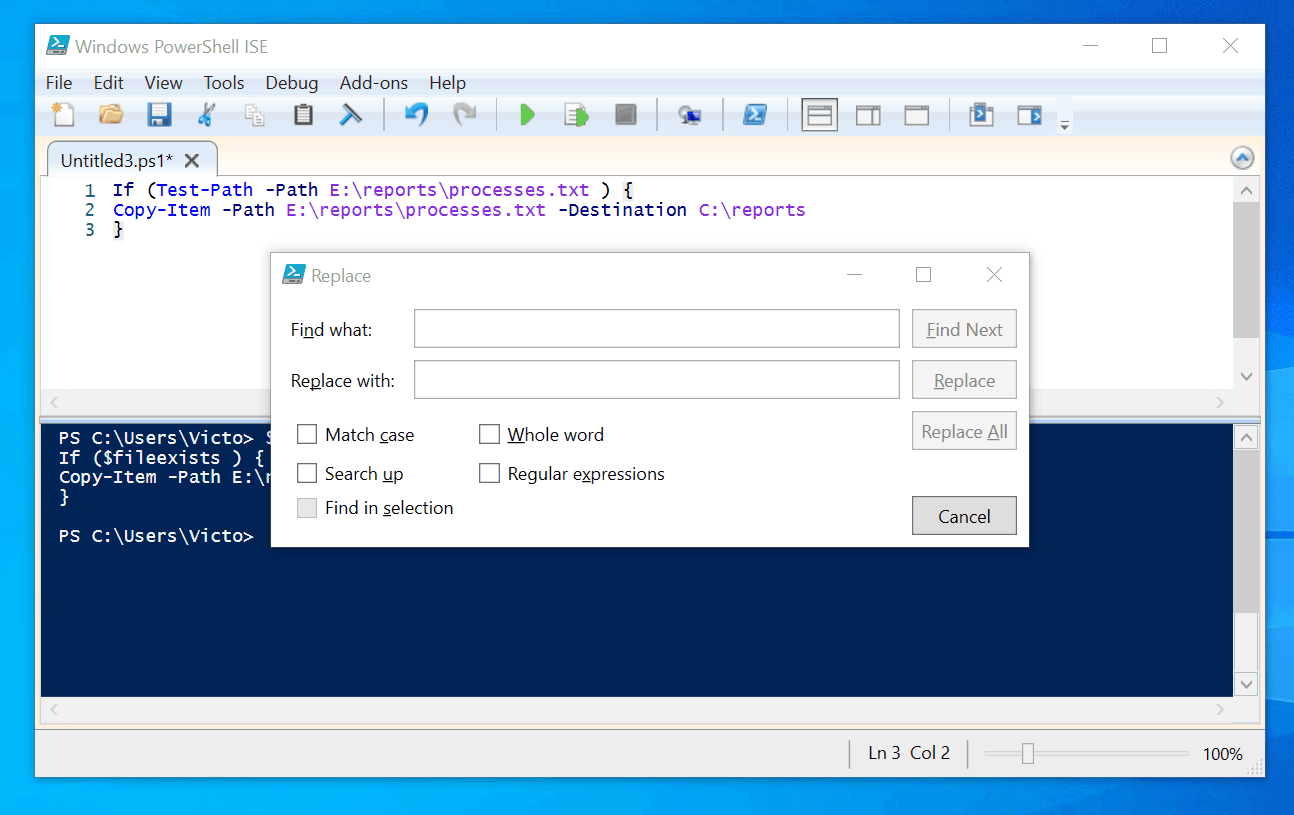 PowerShell ISE Windows PowerShell ISE Explained Itechguides powershell-ise-windows-powershell-ise-explained-itechguides