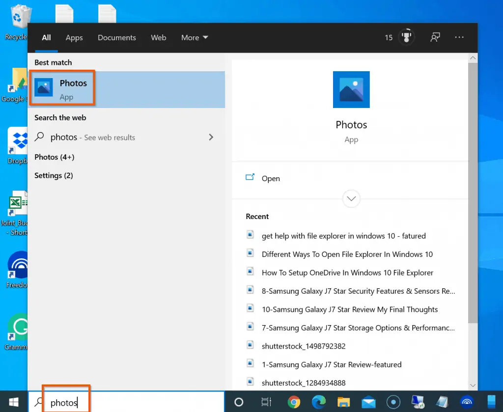How to Import Photos From a Phone to Windows 10 Photos App - Itechguides
